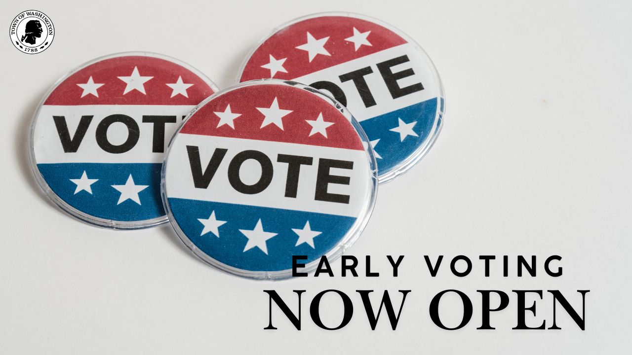 Early Voting is NOW OPEN – Town of Washington Dutchess County NY